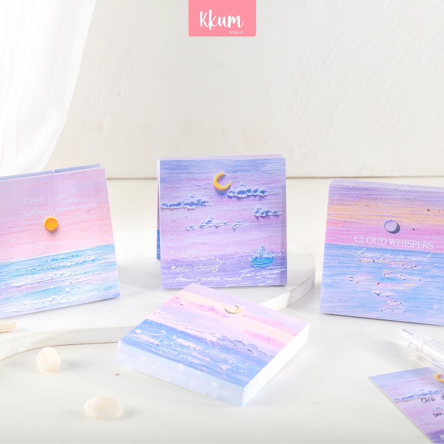 Sticky Note Cute Flower Note Paper Theme/ Aesthetic Memo Paper Sticker ...