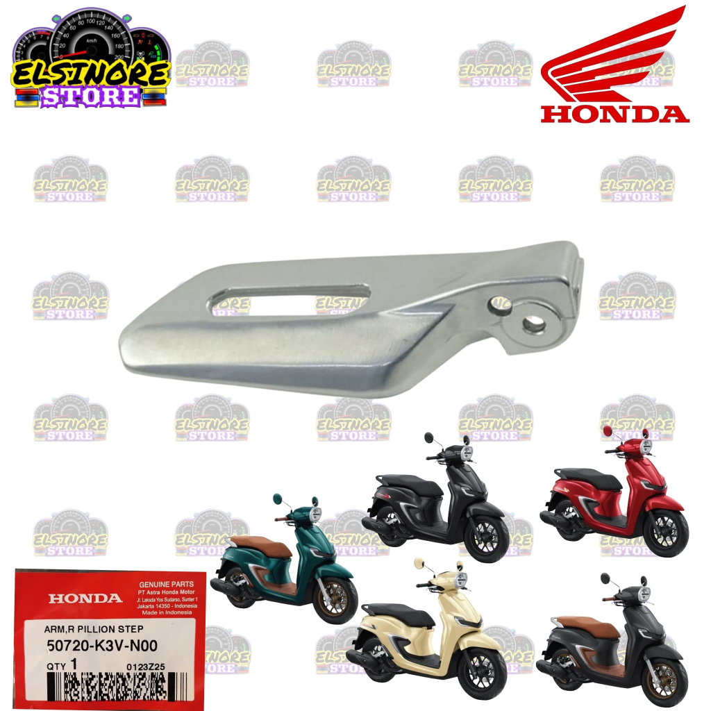 Rear STEP / RIGHT FOOT STEP STYLO 160 ORIGINAL 50720K3VN00 ARM RIGHT ...