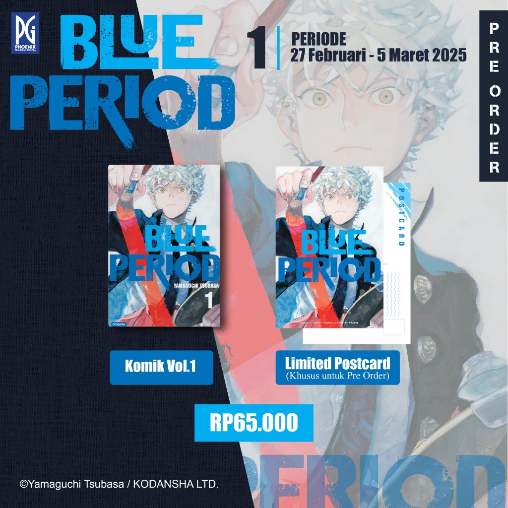 Blue Period Comic 1 by Yamaguchi Tsubasa / Kodansha Ltd | Shopee Malaysia
