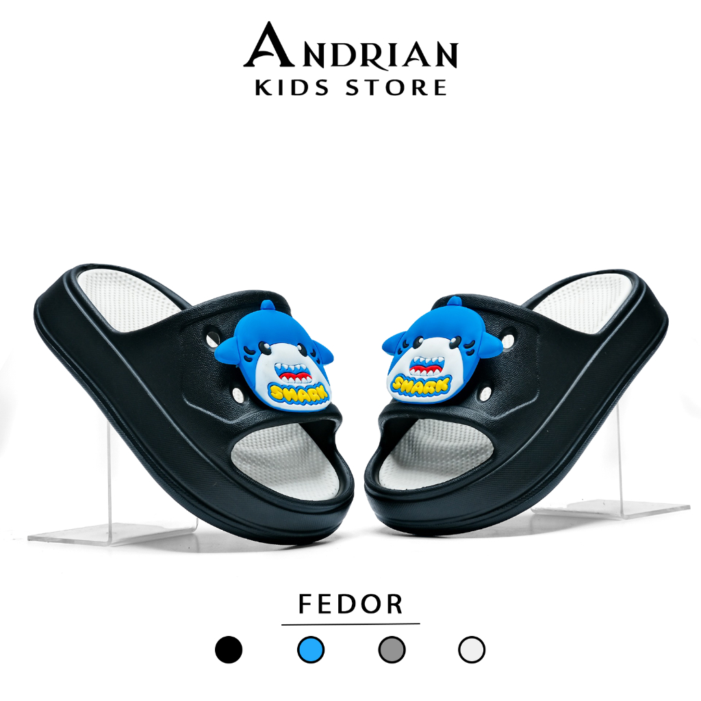 New Andrian - Sharks Flip-flop Sandals for Boys Fedor Flip-flop Sandals ...