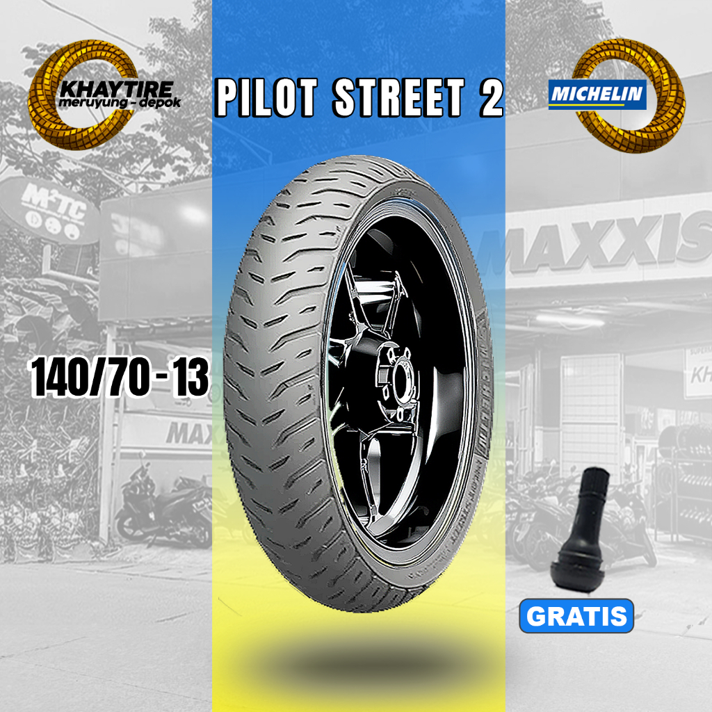 Yamaha NMAX MICHELIN PILOT STREET 2 140/70 Ring 13 Tubeless Motorcycle ...