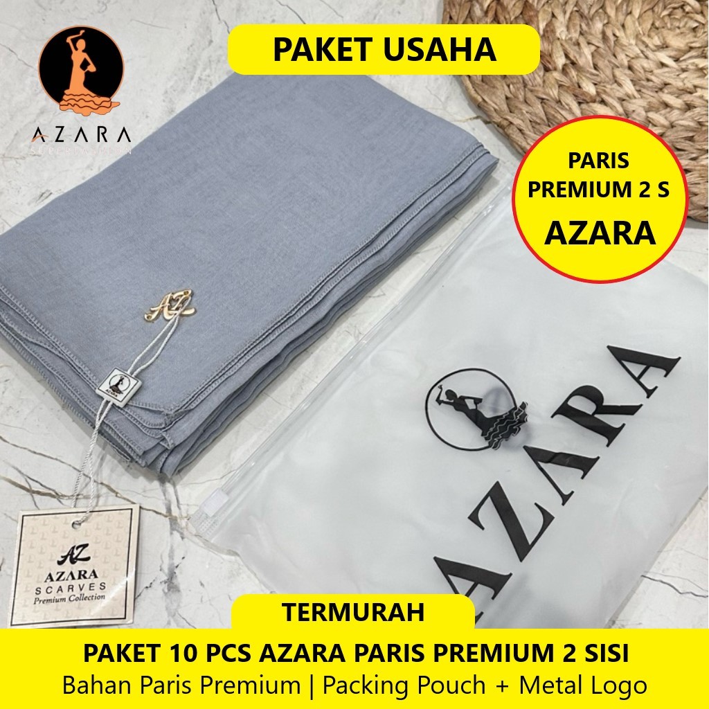10 Pcs Premium Paris Hijab 2 SIDES Swaroski Logo Packing Pouch (1 ...
