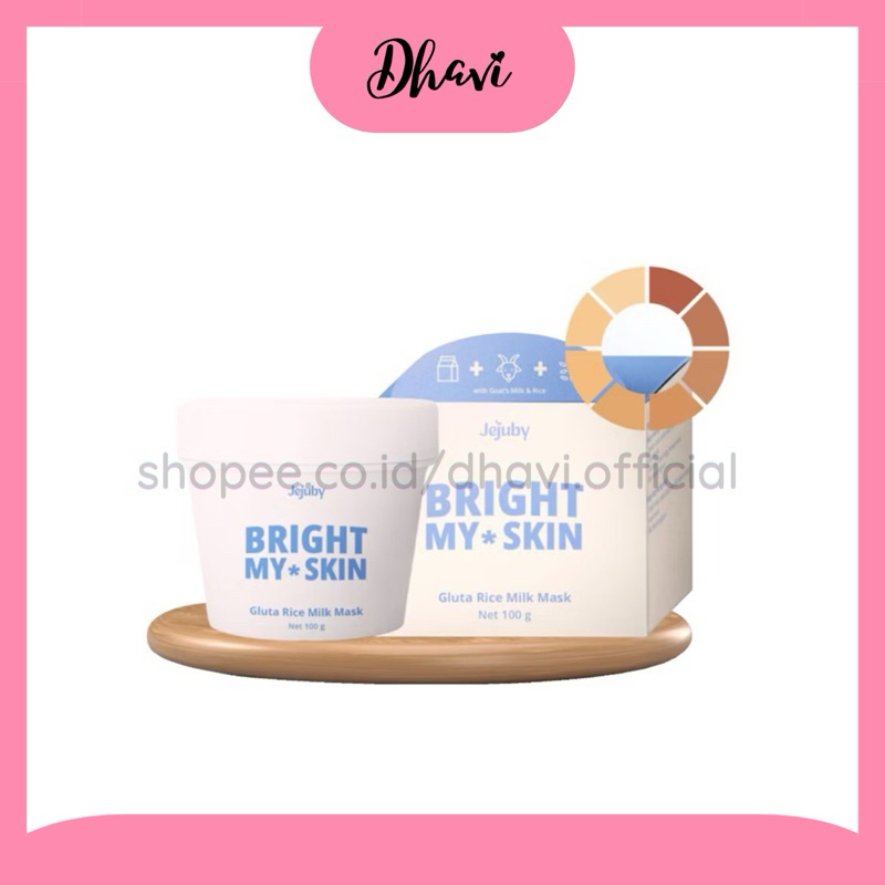 Jejuby Gluta Rice Milk Mask 100g Bright My Skin 2in1 Body Bleaching ...