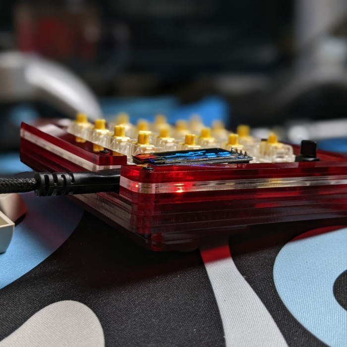 Acrylic Case Dumbpad Numpad Macro Pad Sandwich Mount Keyboard | Shopee ...