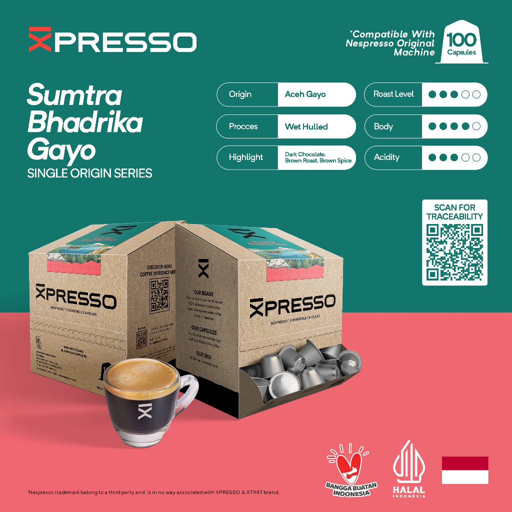Nespresso Capsule Compatible Coffee Capsule Office Pack Sumatra ...