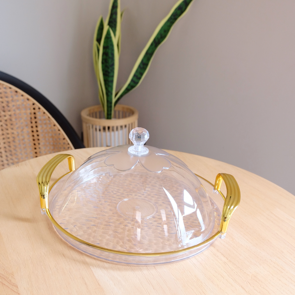 Surprice HUGO Aesthetic Plastic Tray / Handle Snack Fruit Container ...