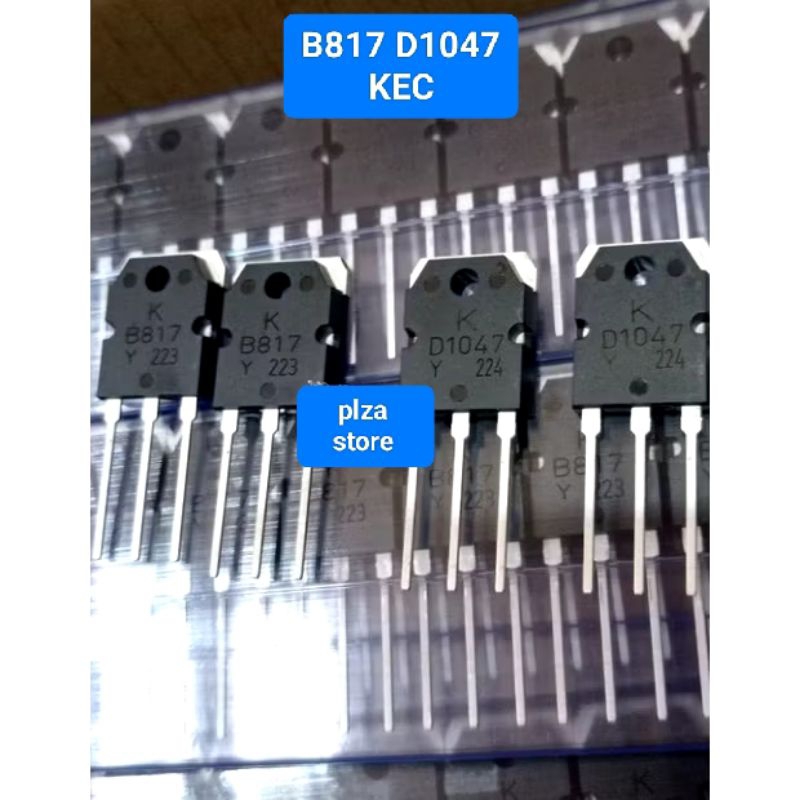 Original B817 D1047 KEC Transistor for final audio power | Shopee Malaysia