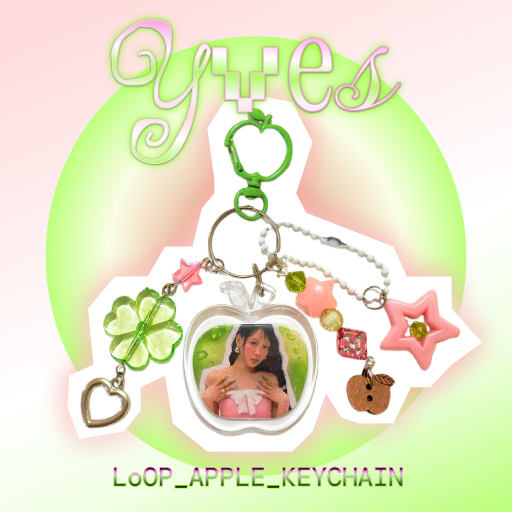 Yves loop apple keychain +。ꕤ ̊+watch loona fanmade merch (by vioarbit ...