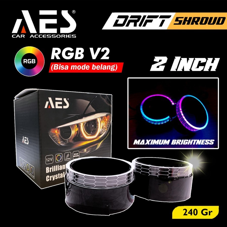 Shroud M5 Round AES RGB Striped RGB DRIFT 2 Inch 2.5 Inch V2 | Shopee ...