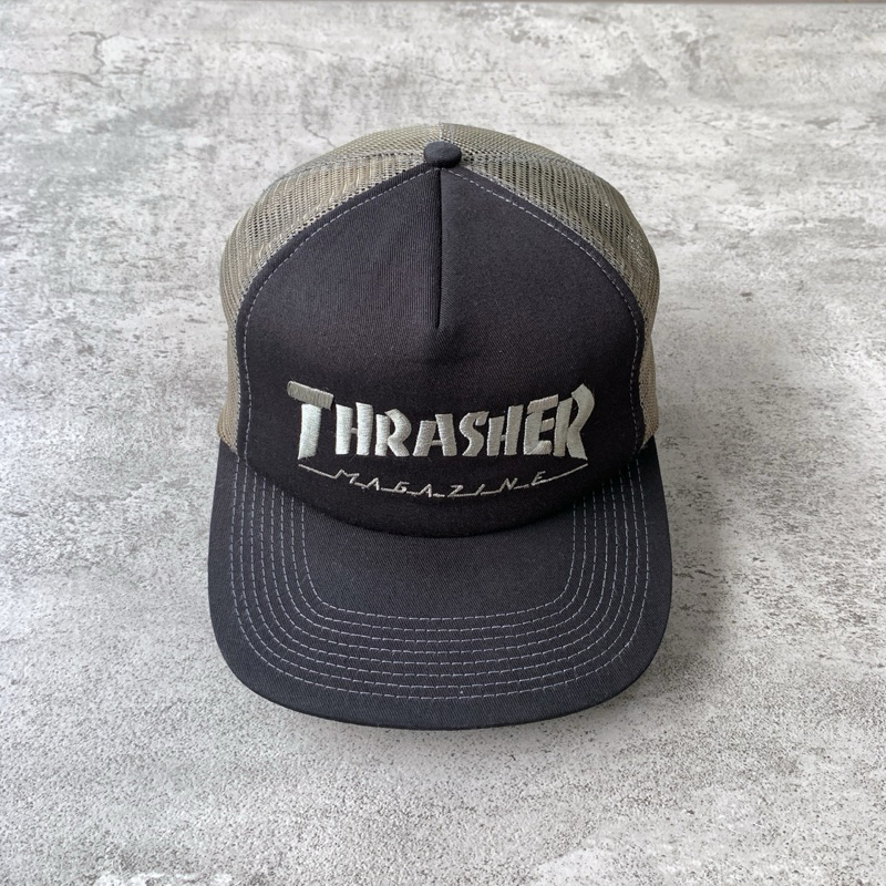 Thrasher MAGAZINE TRUCKER CAP HAT | Shopee Malaysia