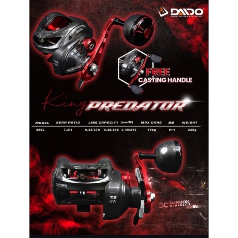 Daido king predator reel | Shopee Malaysia