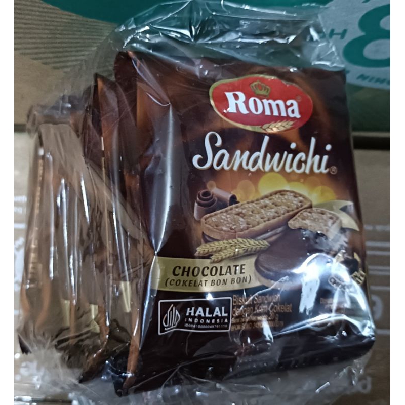 Roma Sandwich Chocolate Biscuits 20g 1 Plan Contains 10 Sachets ...