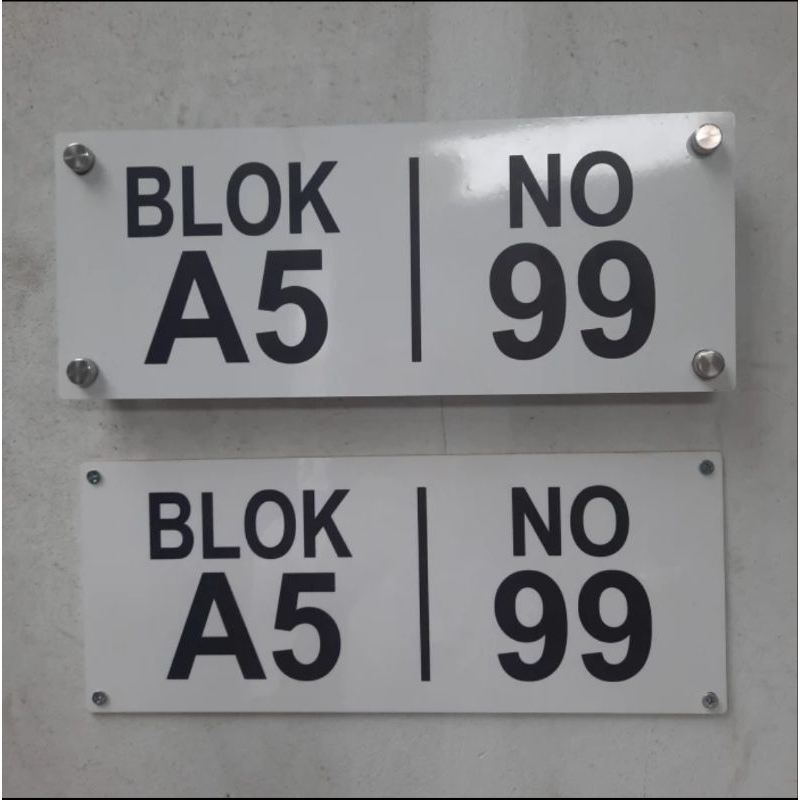Acp House Number 30x12cm UV Print | Shopee Malaysia