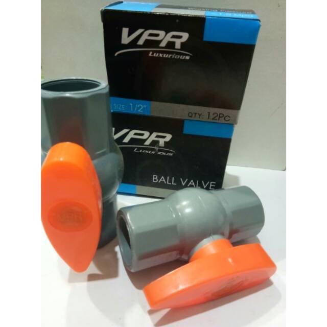 Pvc Ballvalve ball valve / vpr stop pvc faucet vpr 1/2/1 inch | Shopee ...