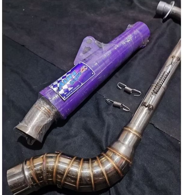 Aun Pipe canister contour open specs exhaust Pipe for Wave 125 Xrm 110/ ...