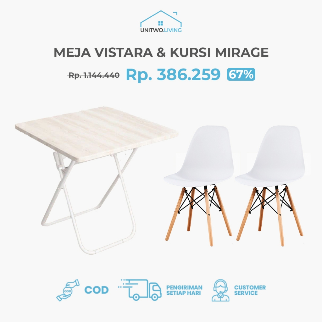 KAYU Unitwo Living Package of 5 Vivid Harmony | Folding Table & Chair ...