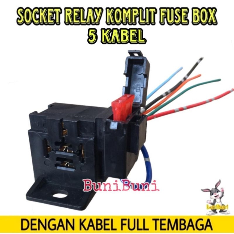 Relay SOCKET 5 COMPLETE Fuse CABLES - Home / Relay SOCKET Handheld 5 ...
