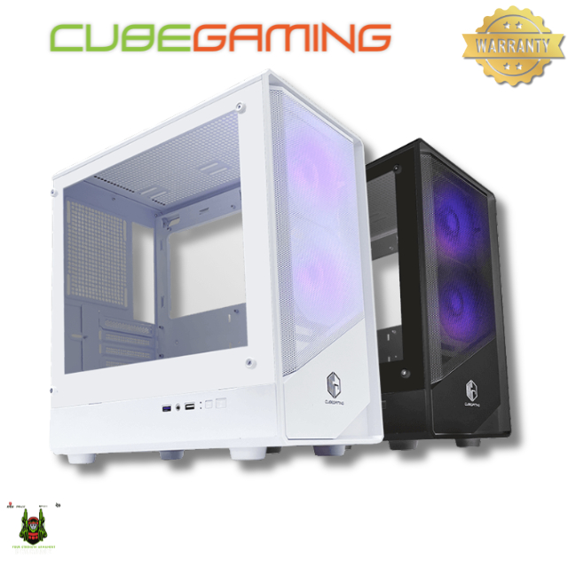 Pc NAST GAMING CUBE CASING | M-atx/itx GAMING CASE MESH TEMPERED GLASS ...