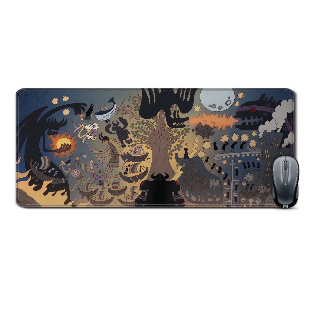 One PIECE MURAL COLORFULL anime extended mousepad Deskmat - ONE PIECE ...