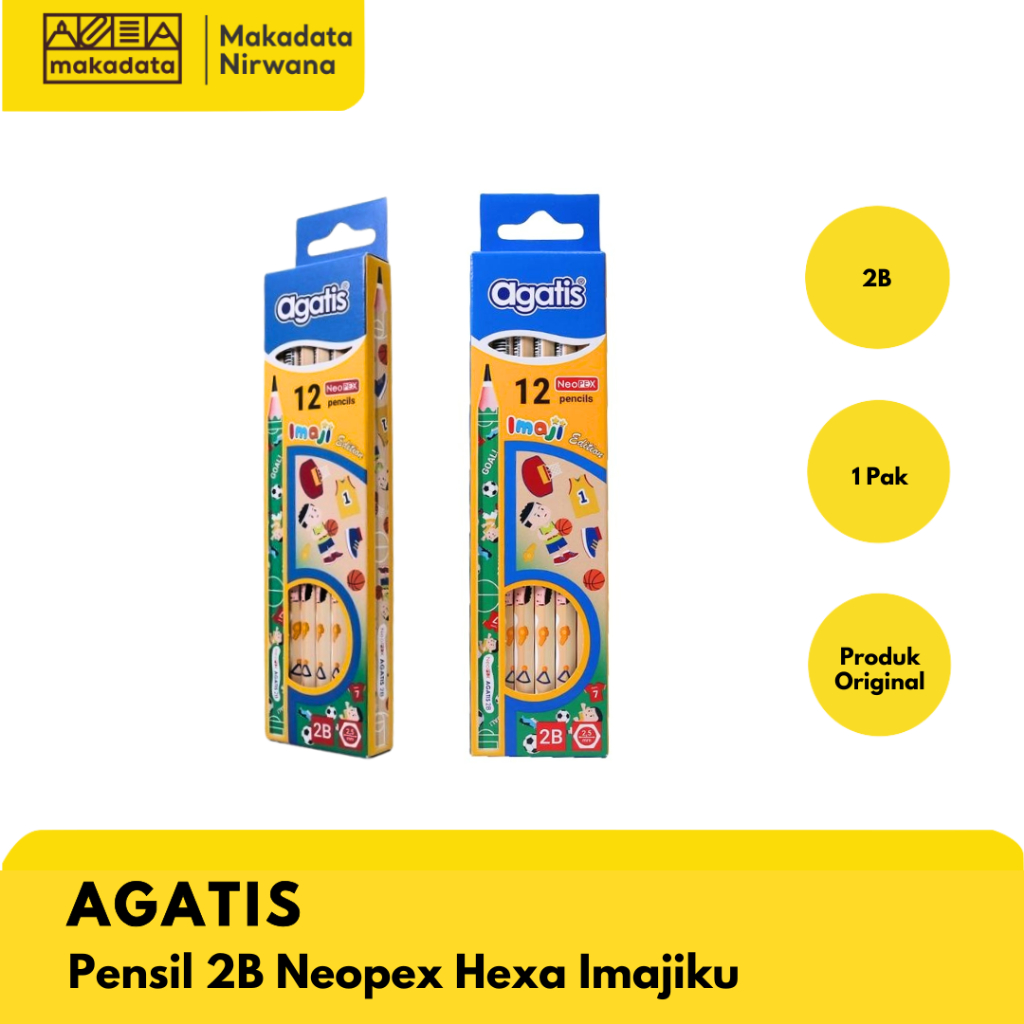 Agatis PENCIL/ PENCIL 2B NEOPEX HEXA IMAJIKU SPORTS BALL (1 PACK ...
