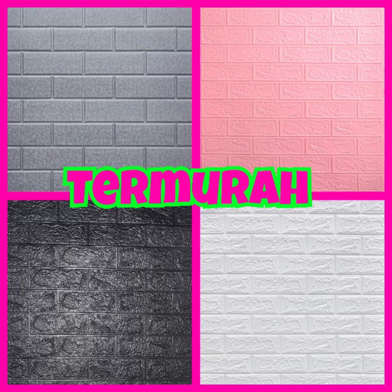 PUTIH M2m WALLPAPEE Wallfoam Wallpaper Brick Foam Wallpaper Brick Wall ...