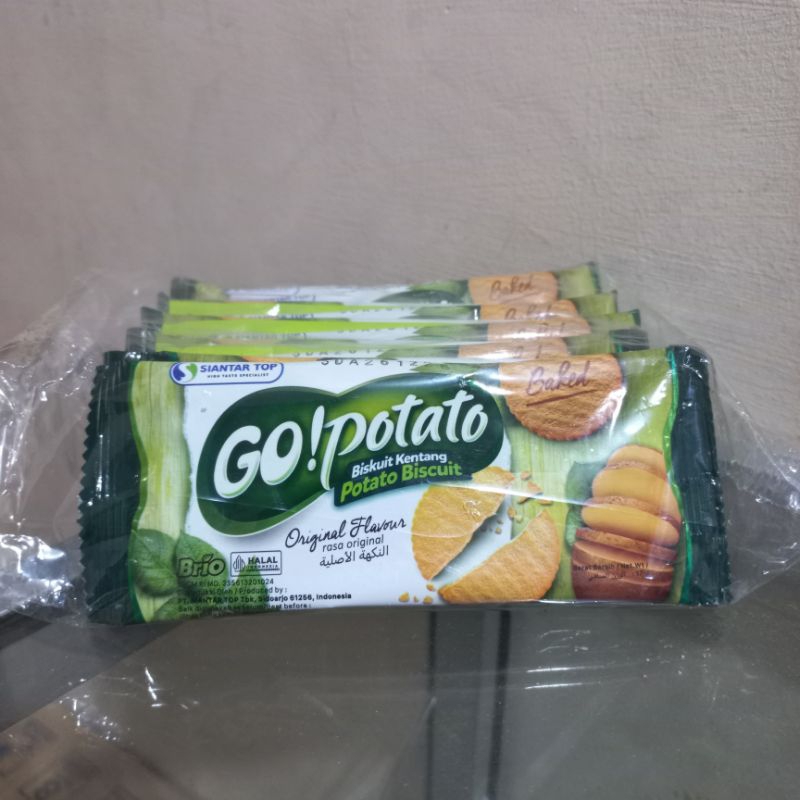Go Potato 1 Pack Contains 10pcs @17g Potato Biscuits Original Flavor ...