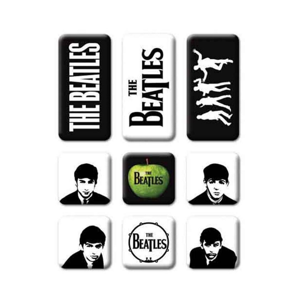 The Beatles – Classic Icons 9 Piece Magnet Set | Shopee Malaysia