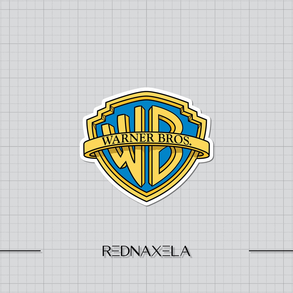 Warner Vinyl Sticker Brooch Outdoor Suitcase Sticker Waterproof Sticker ...