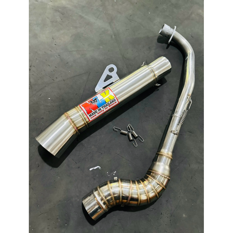 Nlk pipe canister contour open specs exhaust pipe for Wave 125 Xrm 110/ ...
