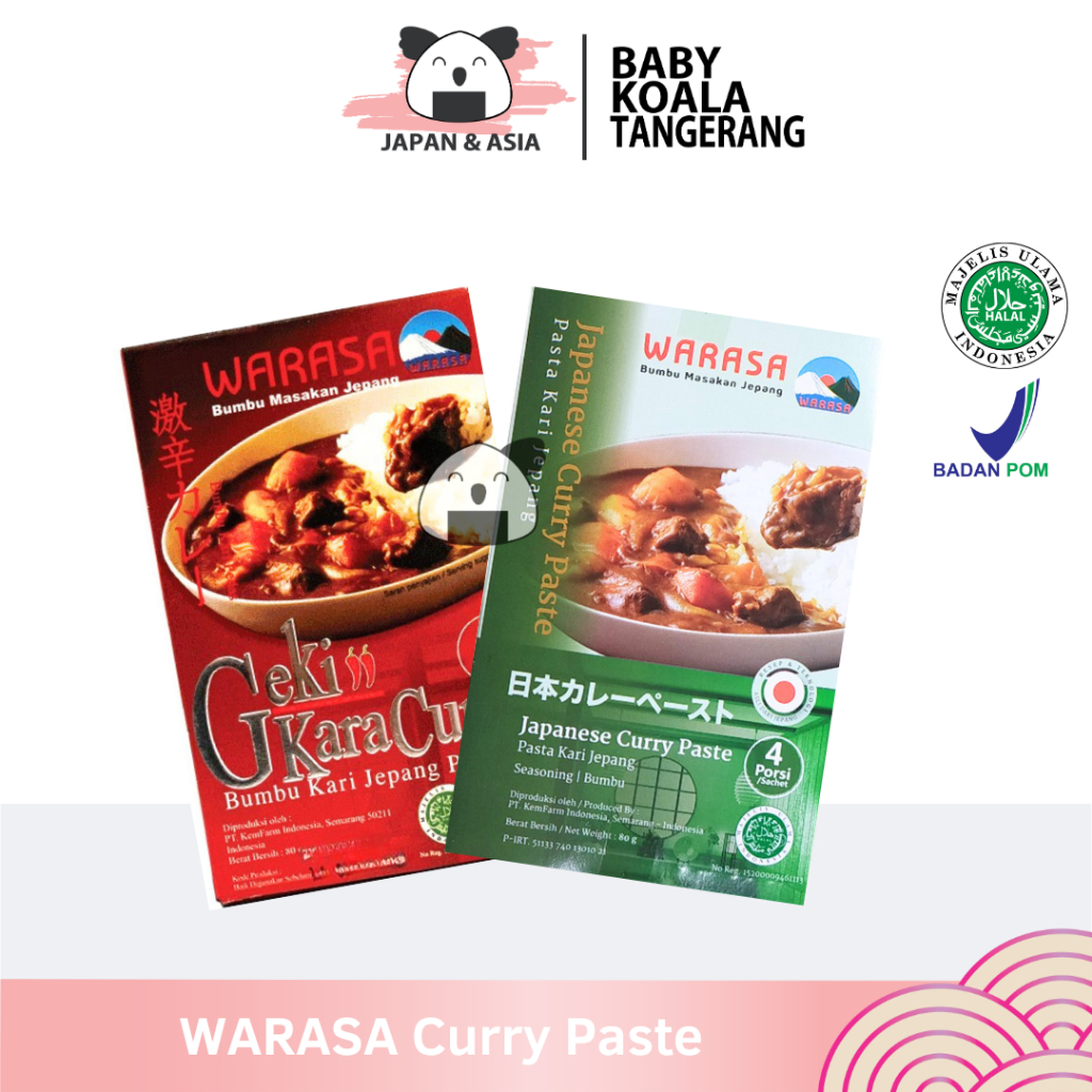 Warasa Japanese Curry Japanese Curry 80 g Halal Japanese Curry Rice ...