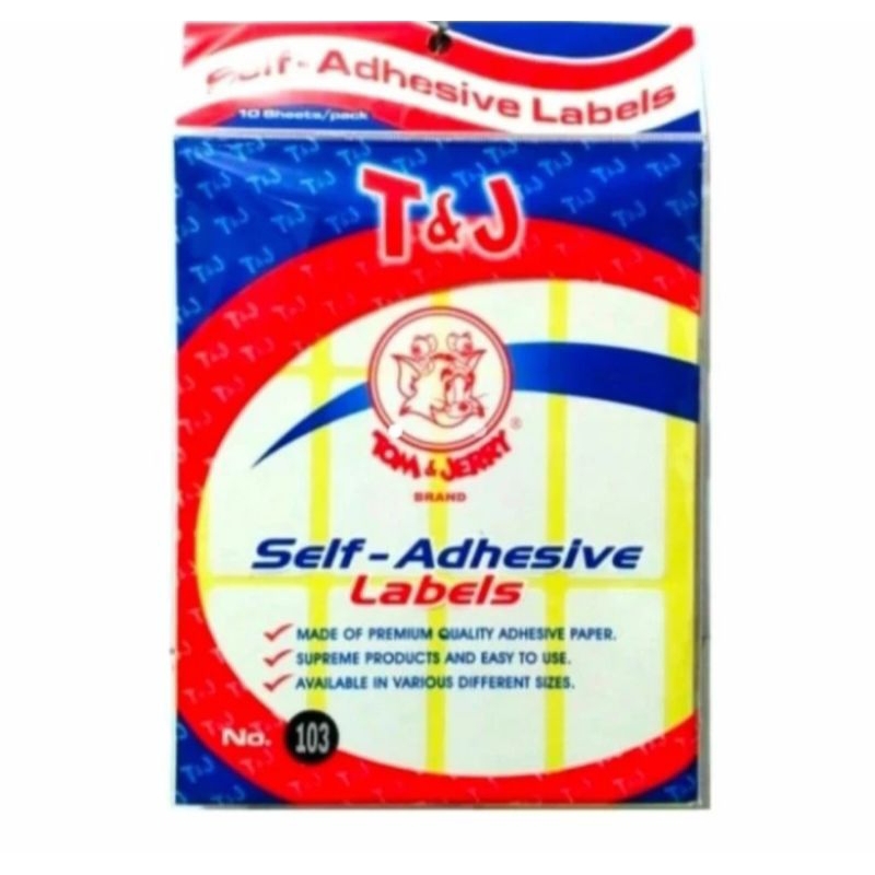 Tom jerry 103 sticker label (32 x 64mm) | Shopee Malaysia