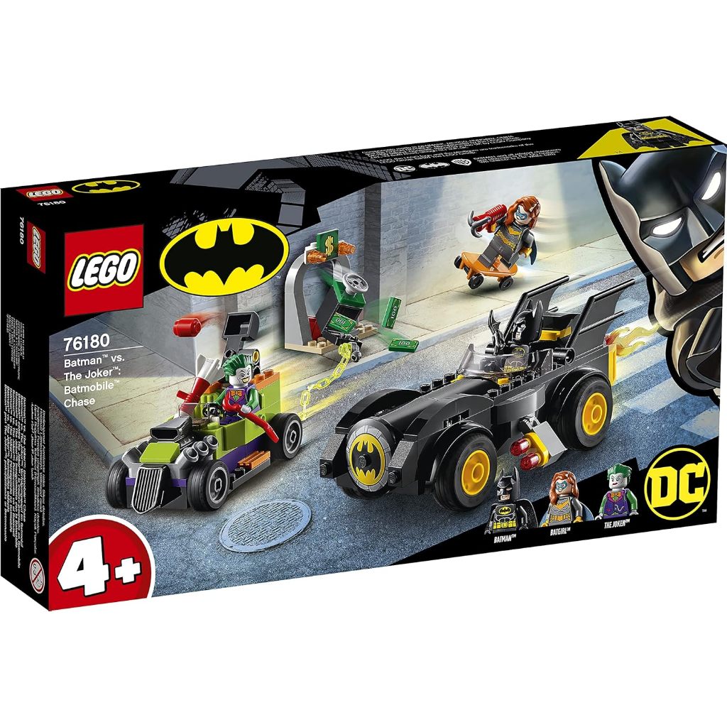New LEGO 76180 Super Heroes Batman vs The Joker: Batmobile Race & Hot ...