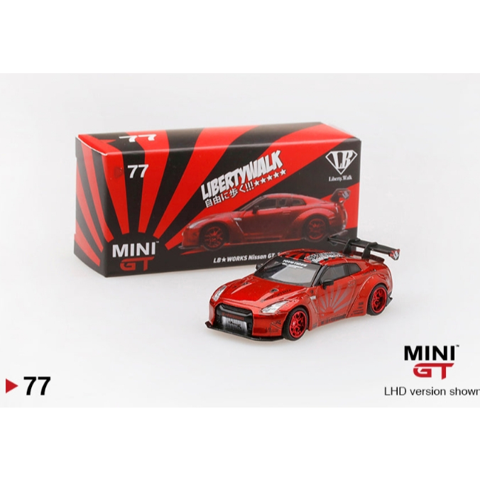 New Mini GT 82 LB Works Nissan GTR R35 Candy Red w/ Carbon ToysRus Japan | Shopee Malaysia