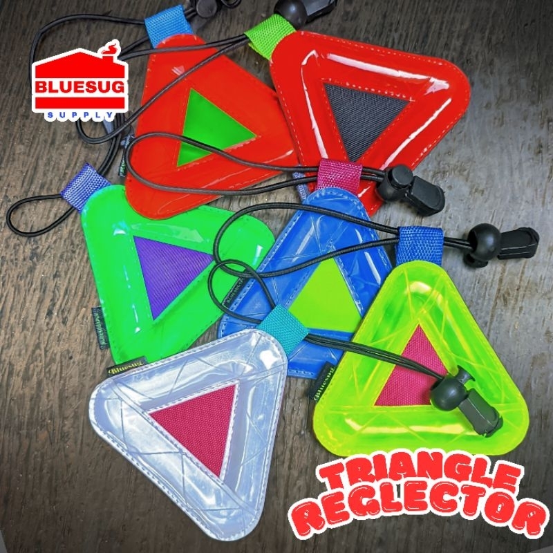 CAHAYA Triangle REFLECTOR 10 CM BIG SIZE BIKE TRIANGLE BIKE LIGHT ...