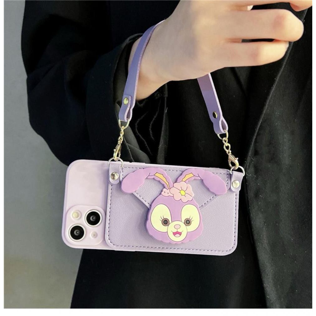 UNGU Purple Rabbit Beautiful Wallet Softcase FH60 EQ26 Vivo S1 T1 Pro V11 V20 V21 V21e V23e V25 ...