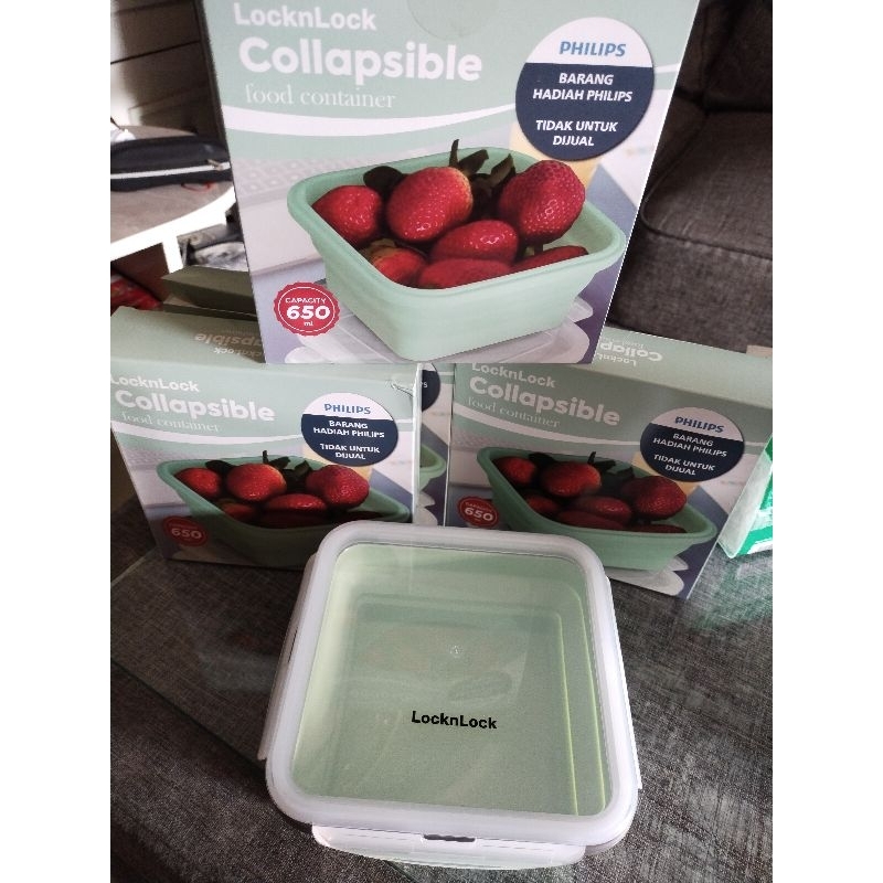 LOCKNLOCK FOOD COUNTAINER CAPACITY 650ML FOOD GRADE | Shopee Malaysia
