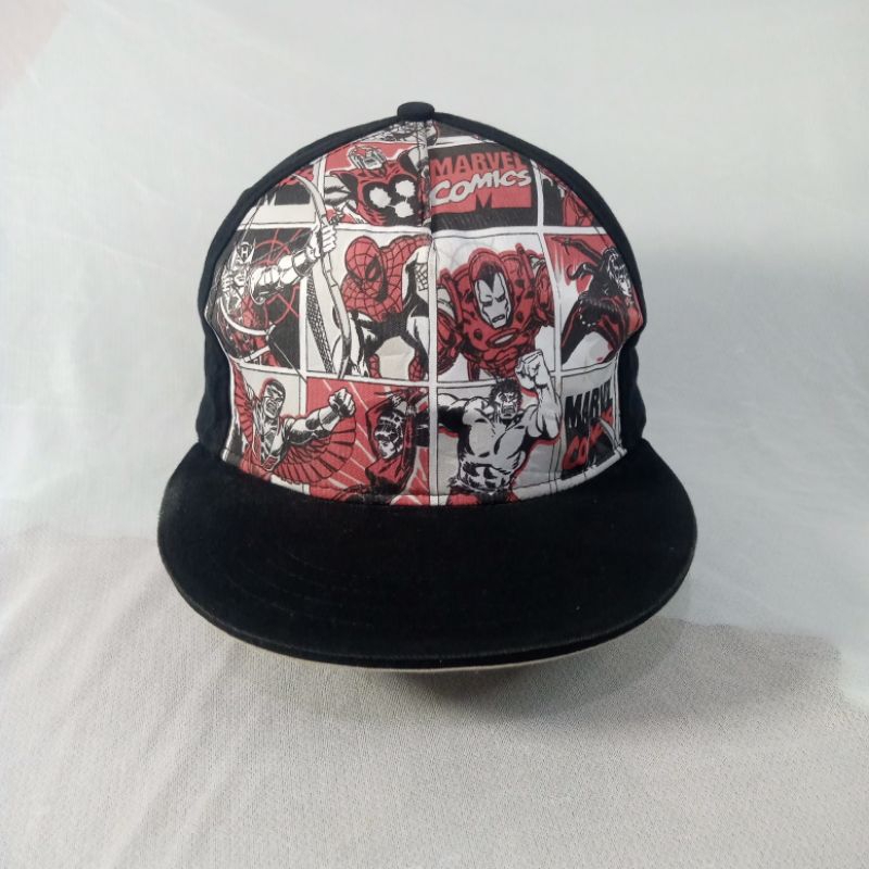 Original Vintage Marvel Comics Superheros Fitted Snapback Hat | Shopee ...