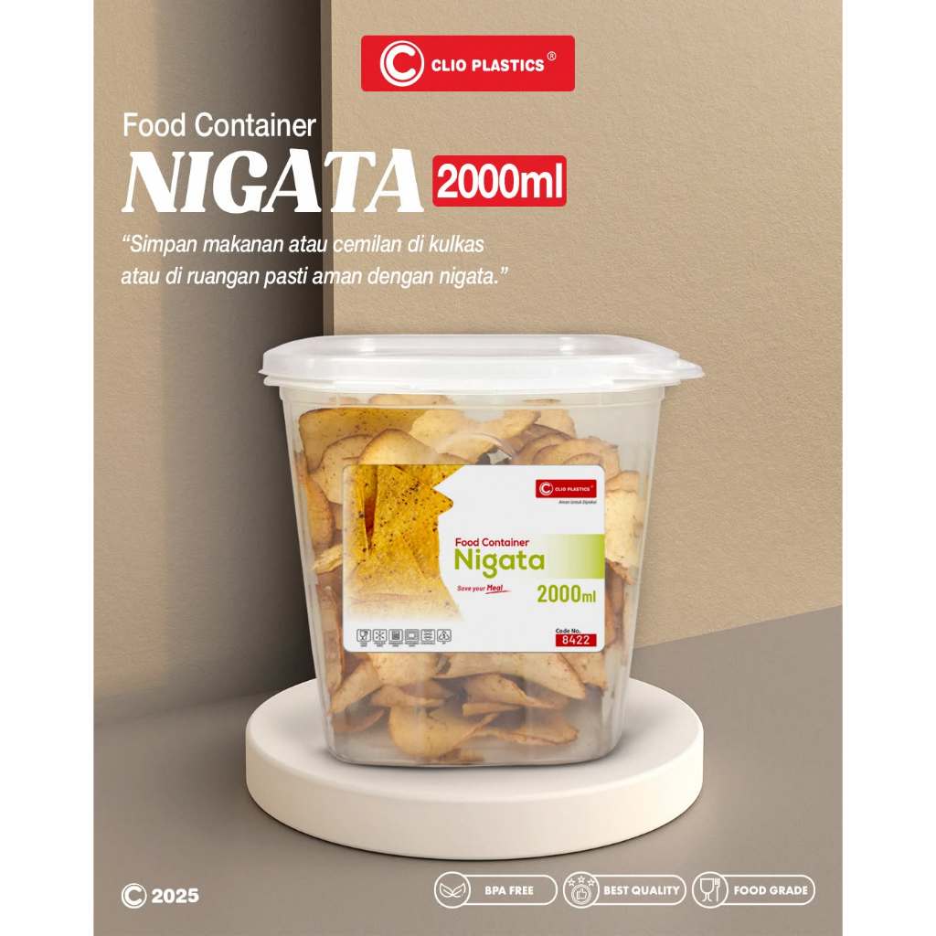 2 liter plastic jar Food Container/ Clio plastic jar Nigata box 8400 ...