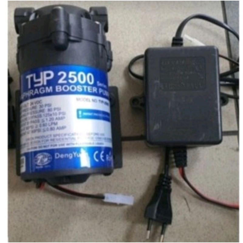 Dengyuan 24Volt 1,2A RO Pump + 24V 1,2A Adapter / 24Volt 1,2Ampere RO ...