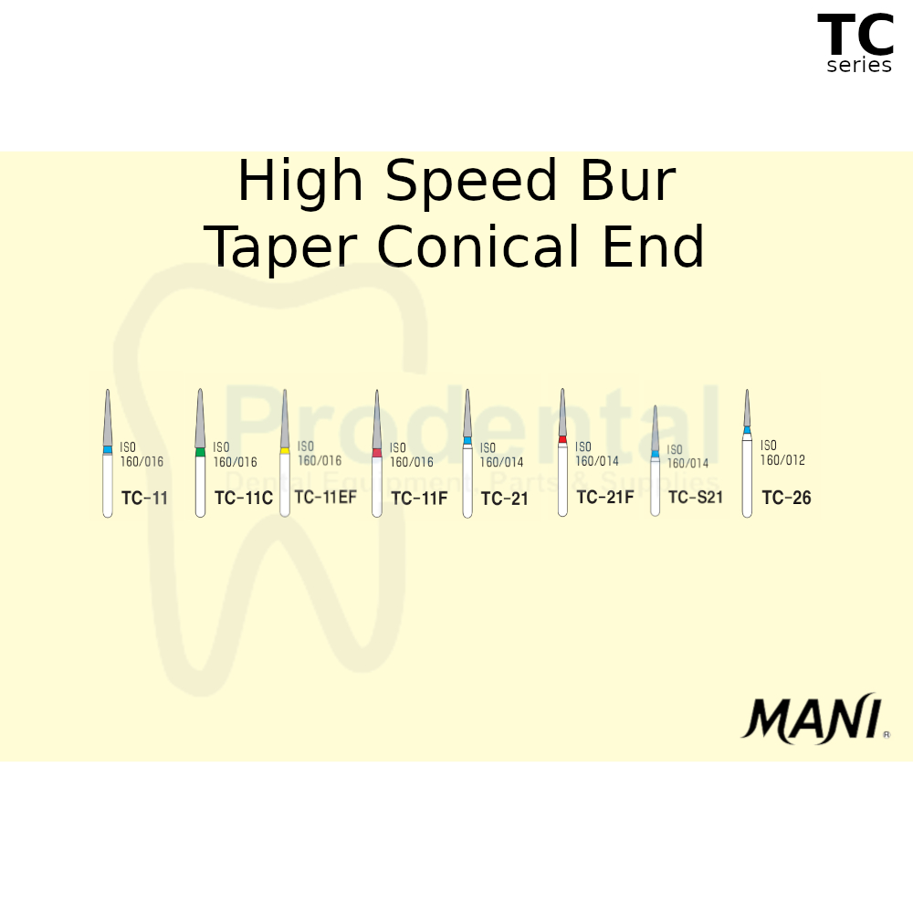 Dental tappered conical taper conical end bur / dental diamond bur ...
