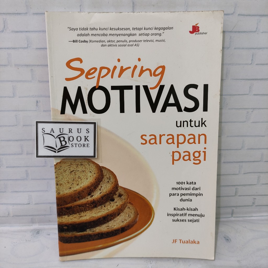 (ORIGINAL) Motivational Plate Book for Breakfast (JF Talaka) | Shopee ...