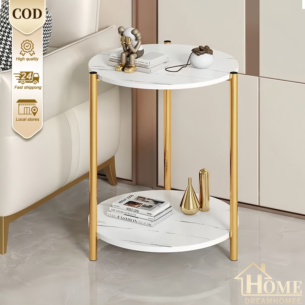 Coffee Table Guest Table Round Round Table Three Tier Side Table Nightstand Table Minimalist ...