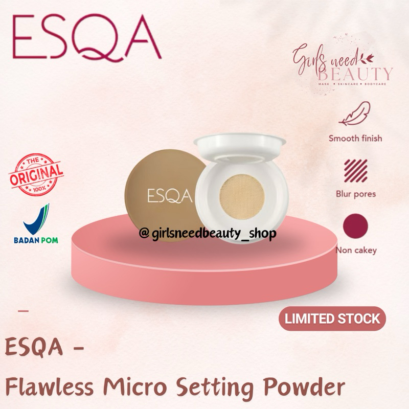 ESQA Flawless Micro Setting Powder | Shopee Malaysia