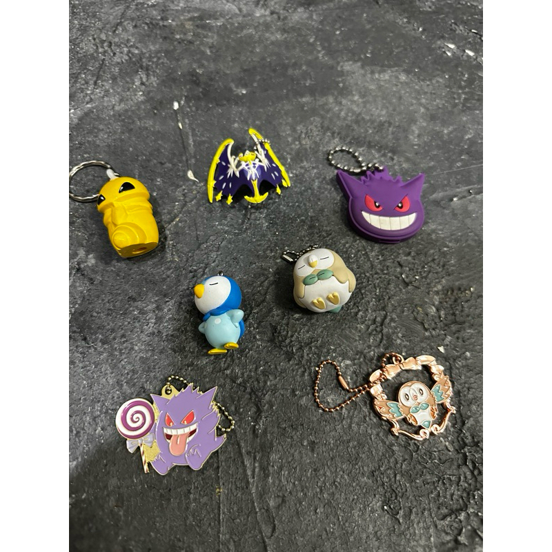 GANTUNGAN HP Rowlet pokemon Cell Phone & Key Chain, Lunala, Gengar ...