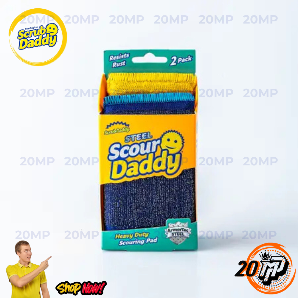 Scrub Daddy Steel Scouring Pad Heavy Duty USA | Shopee Malaysia