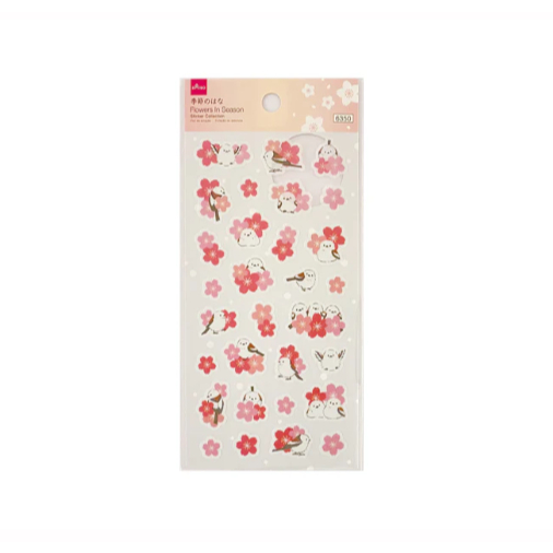 Daiso Flowers In Season Sticker | Shopee Malaysia