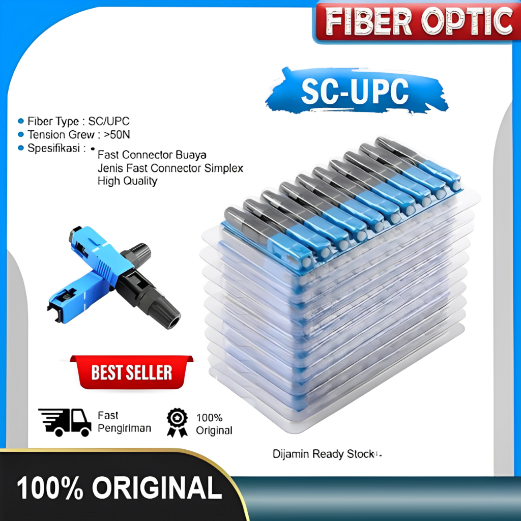 Fast Connector Sc Upc / Fast Connector Fiber Optic PER SEED (1PCS) | Shopee Malaysia