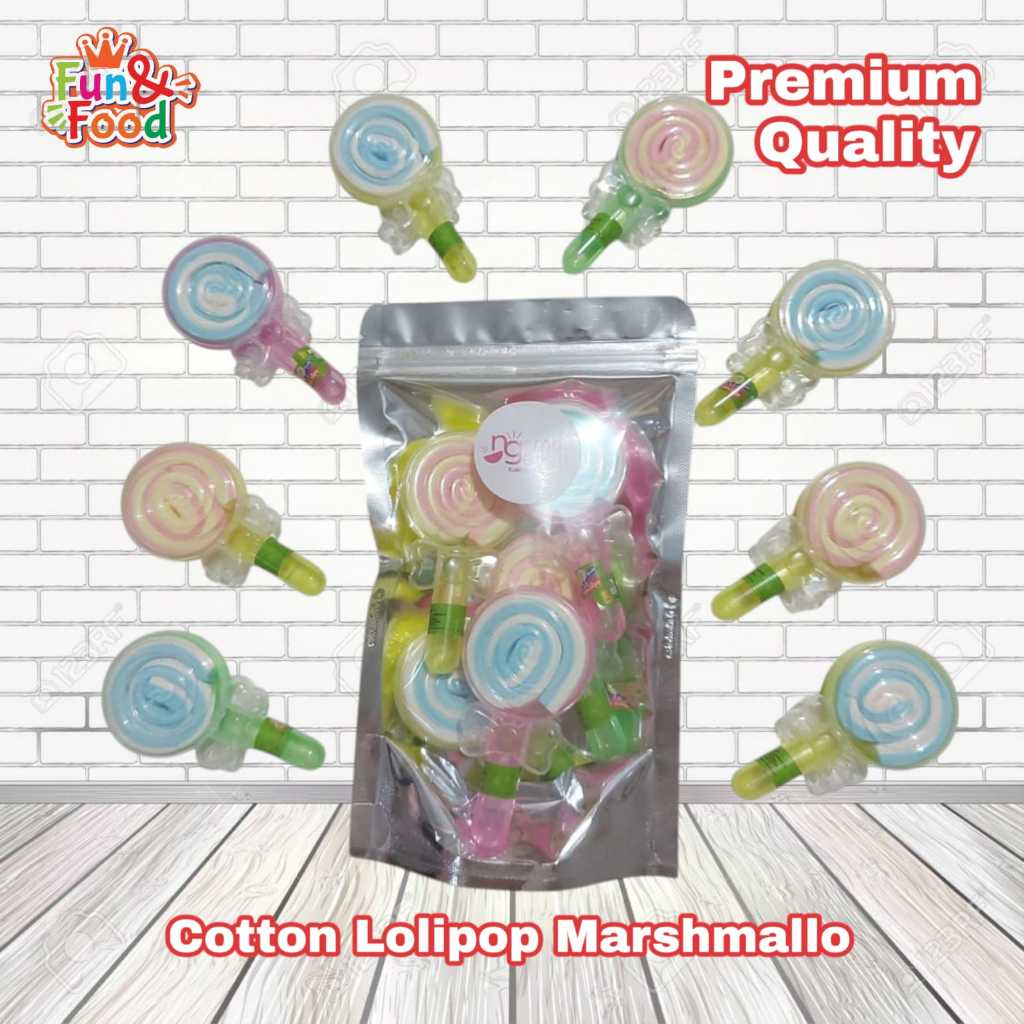 Marshmallow Lollipop Snacks Marshmallow Fruity Cotton Lolilo Box ...