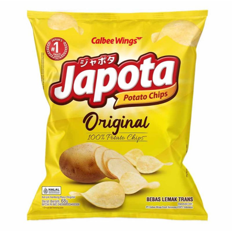 Japota Original Potato Chips 68 g | Shopee Malaysia
