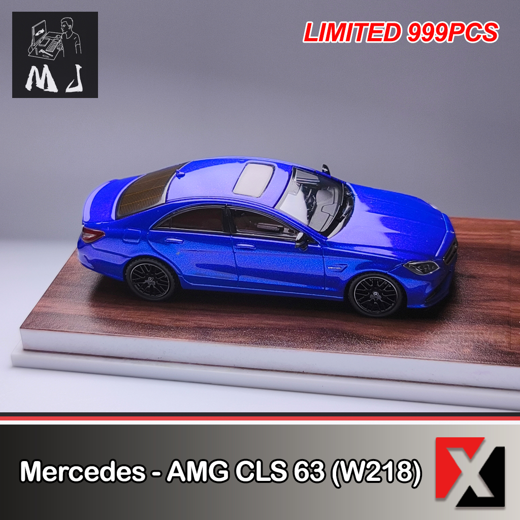 Mj 1:64 Mercedes-AMG CLS 63 (W218) Facelift Blue Rolling Wheel | Shopee ...